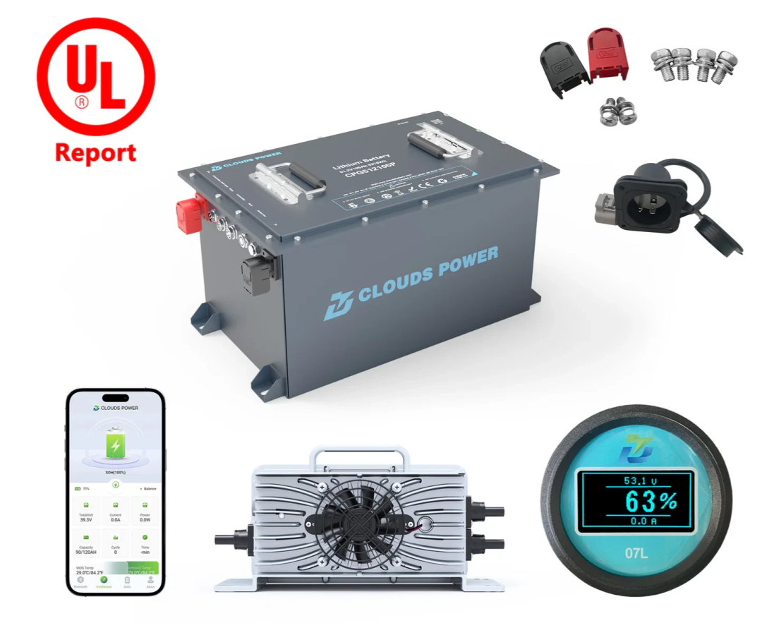 48V 105AH Clouds Power Lithium Battery Kit